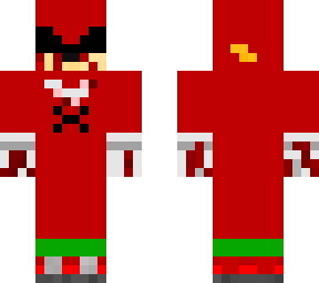 knuckles.exe phase 2 | Minecraft Skin