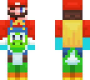 Mario Characters Minecraft Skins