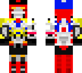 Power Rangers Operation Overdrive: Drivemax Megazord | Minecraft Skin