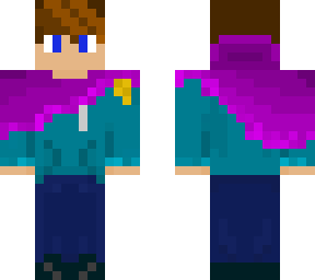 Purple cape | Minecraft Skin