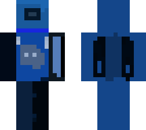 t Blue amung us | Minecraft Skin