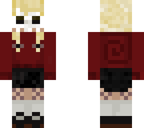 Blonde whimsy goth | Minecraft Skin