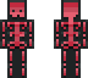 Blood Skeleton | Minecraft Skin