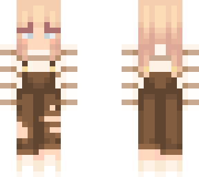 Brown overalls | Minecraft Skin