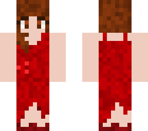 julie red dress | Minecraft Skin