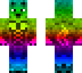 Rainbow Wolf 48 Lobo | Minecraft Skin