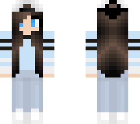 soft color cap girl | Minecraft Skin