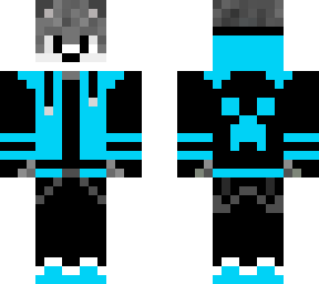 Wolf with blue Tracksuit | Minecraft Skin