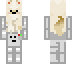 badly made fennec on robot | Minecraft Skin