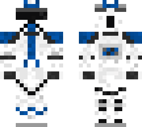 Blue storm trooper | Minecraft Skin