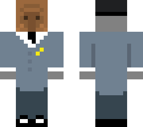 Gene from jackbox (CAPYBARA EDITION) | Minecraft Skin