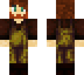 ginger beard farmer | Minecraft Skin
