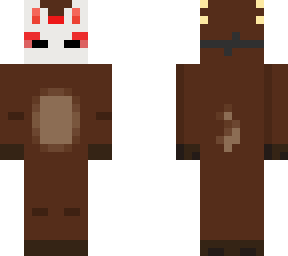 Hakuko Mask Moostache | Minecraft Skin