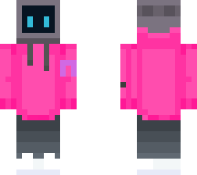 Pink TV Head | Minecraft Skin
