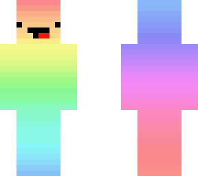 rainbow noob | Minecraft Skins