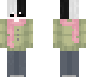 Winter Lou With Pink Scarf | Minecraft Skin