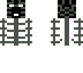 Wither warrior head and torso base | Minecraft Skin