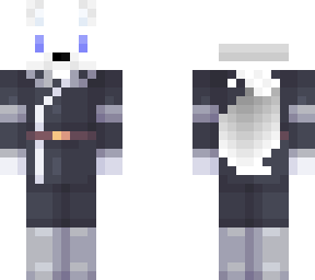 Invernal Soldier White Fox | Minecraft Skin