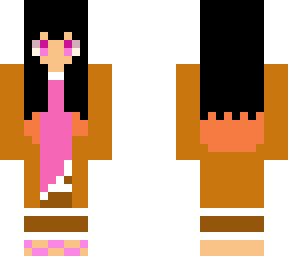 Nezuko from Demon Slayer | Minecraft Skin