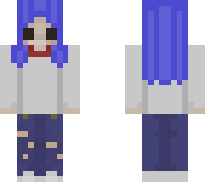 2-D Gorillaz Gender-Bent | Minecraft Skin