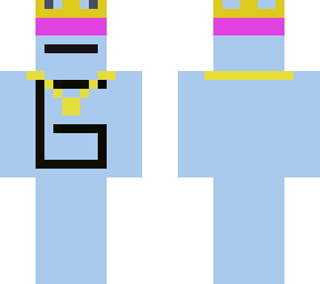 Alien wearing a crown | Minecraft Skin