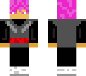 black goku rose | Minecraft Skin