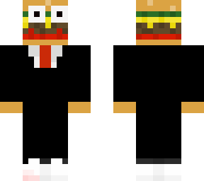 burger in suit | Minecraft Skins