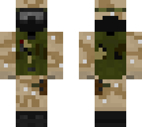 desert soldier | Minecraft Skins