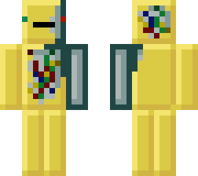 Gold Cyborg | Minecraft Skin