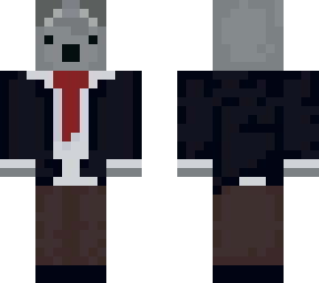 Koala in a suit! | Minecraft Skin