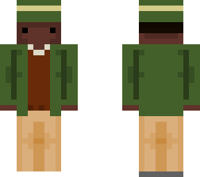 Man wearing suit & fedora | Minecraft Skin
