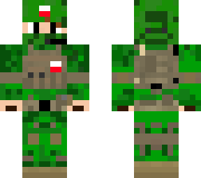 Polski zolnierz 2 | Minecraft Skin