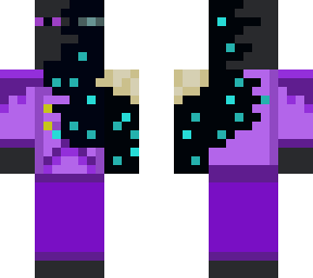 Sculk infected enderman | Minecraft Skin