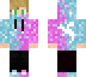 WayLessSad - Pink and Blue | Minecraft Skin