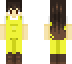 Yellow Overalls | Minecraft Skin