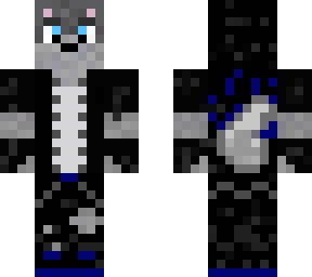 Cat skin gray | Minecraft Skin