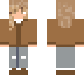 Girl in cardigan | Minecraft Skin