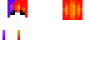 infrared base male hair glow neon | Minecraft Skins