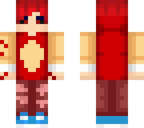 James The Hedgehog.EXE (Human version)(Updated Mk.2) | Minecraft Skin