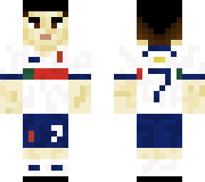 Maillot Portugal CDM cristiano | Minecraft Skin