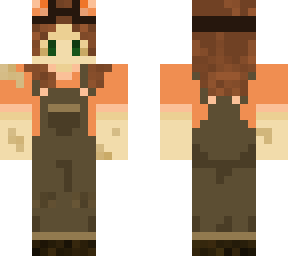 orange inventor | Minecraft Skin