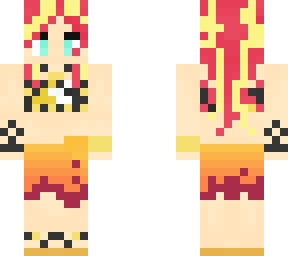 Sunset shimmer | Minecraft Skin