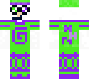 The Hex Head Nerd | Minecraft Skin