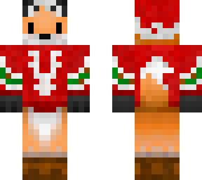 Christmas Fox | Minecraft Skin
