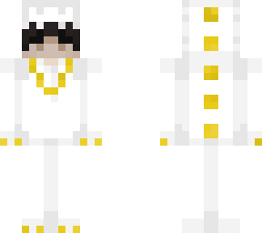 Dino White & Gold | Minecraft Skin