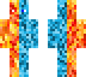 fire&water | Minecraft Skin