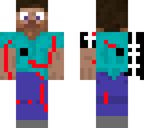blood steve | Minecraft Skins