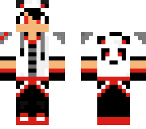 Panda Gamer boy (kinda rushed) | Minecraft Skin