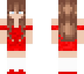 Red Dress Girl | Minecraft Skin