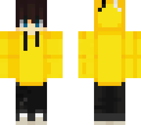 Yellow hoddie BOY | Minecraft Skin